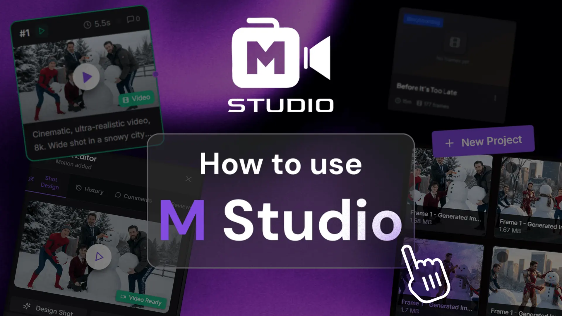 M Studio - AI-Powered Storyboard & Video Production for Filmmakers